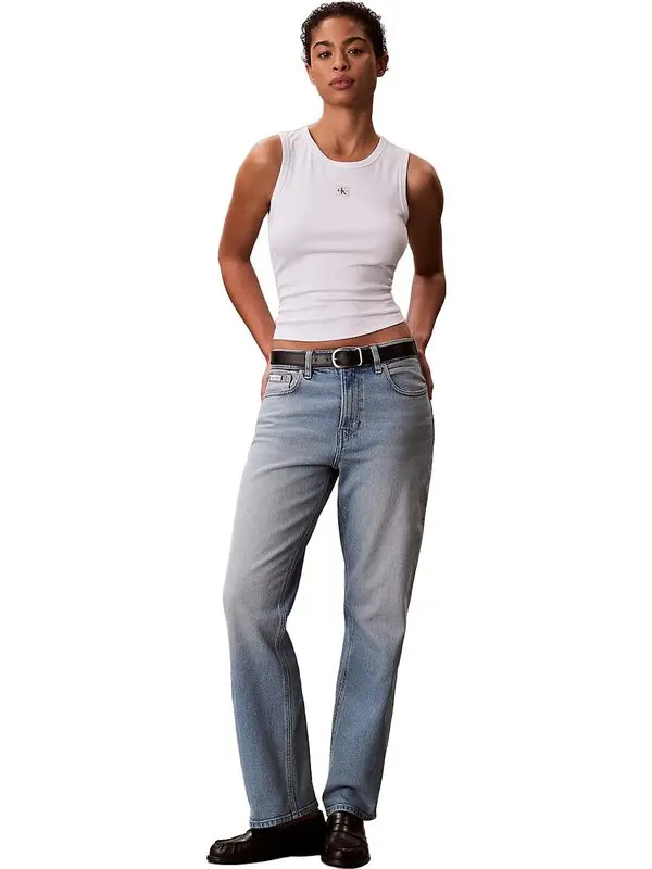 Calvin Klein High Rise Straight Jeans - Melrose