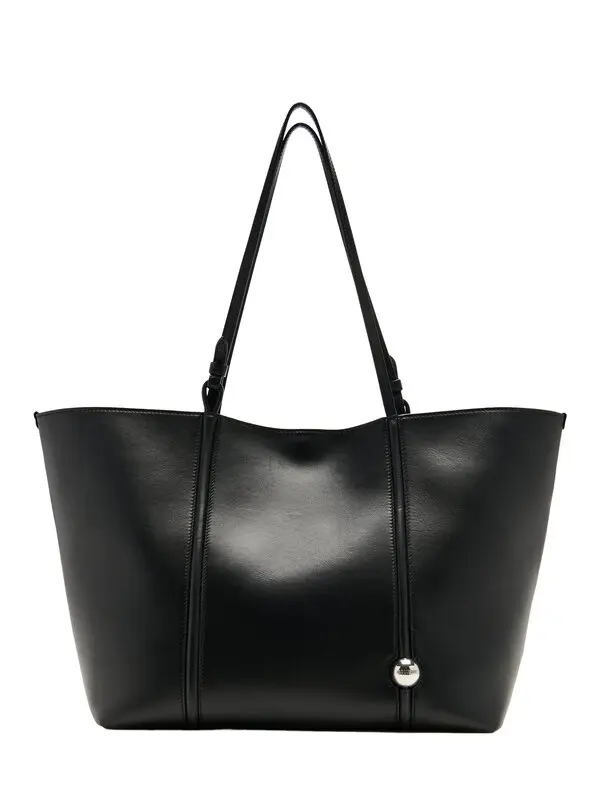 Jacquemus Marina Leather Tote - Black