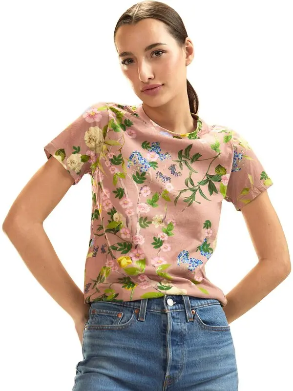 Cynthia Rowley T-shirt - Mauve Floral
