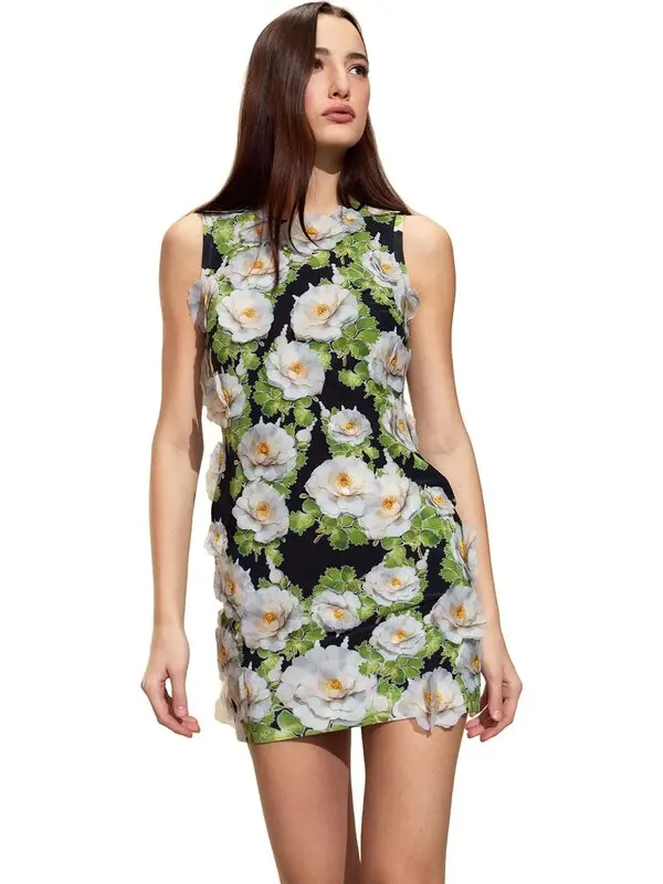 Cynthia Rowley Appliqué Mini Dress - Floral