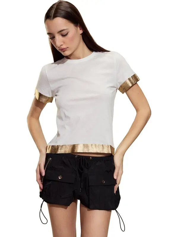 Cynthia Rowley Athena Tee - White