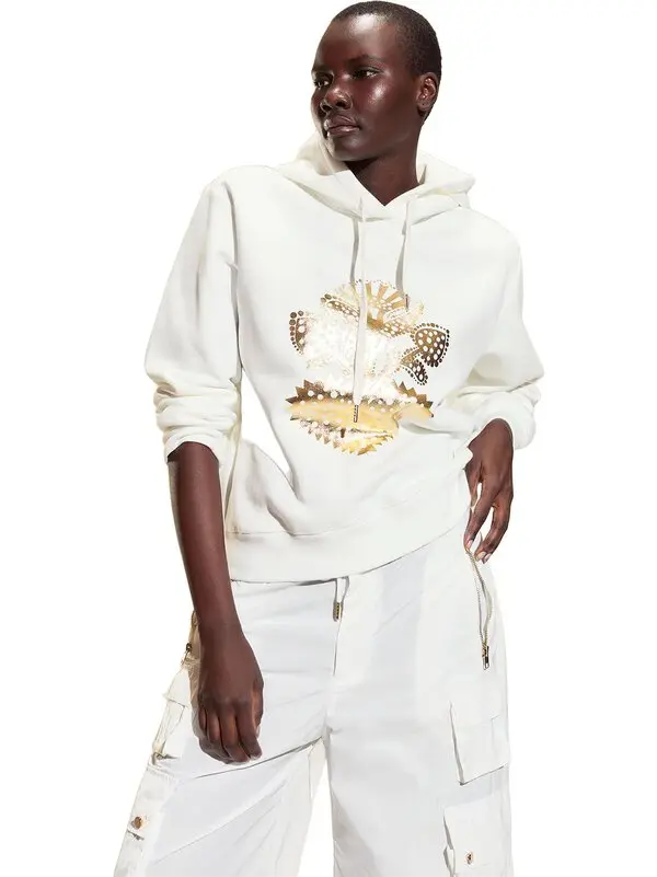 Cynthia Rowley Hooded Pullover - White