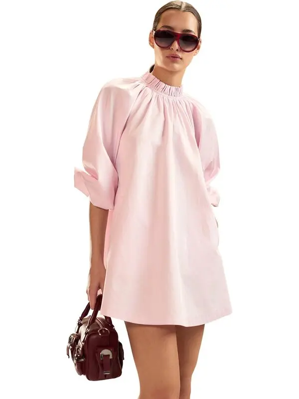 Cynthia Rowley Macaron Mini Shift Dress - Pink