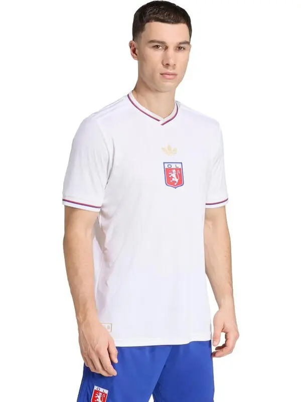 Adidas Olympique Lyonnais 75th Anniversary Jersey - White
