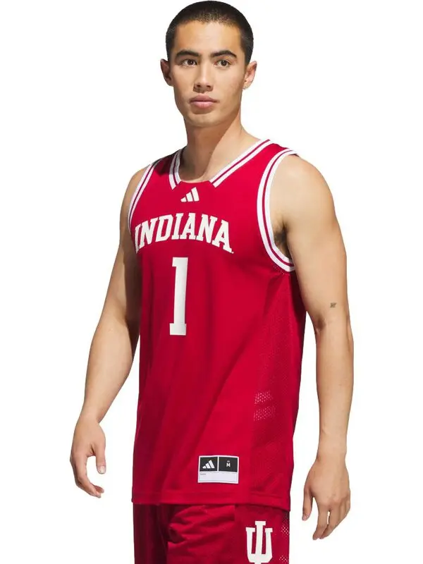 Adidas Indiana Hoosiers Away Swingman Jersey - Team Victory Red