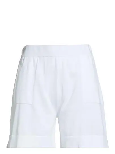 Fabiana Filippi Cotton Knit Shorts - White