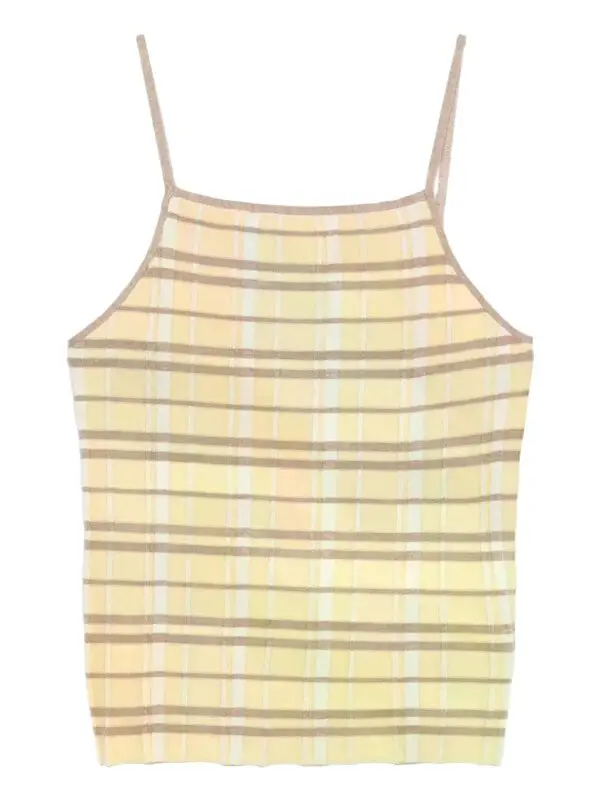 Guest In Residence Striped Top - Yellow