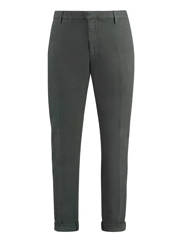 DONDUP Gaubert Cotton Chino Trousers - Green