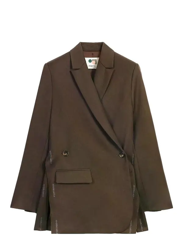 Ports 1961 Wrap-front Blazer - Brown