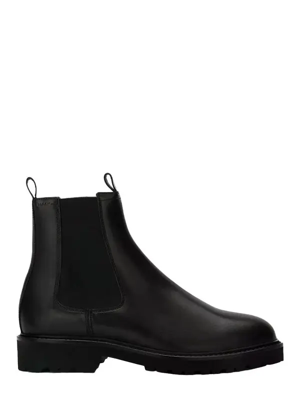 Bally Elastic-panel Leather Boots - Black