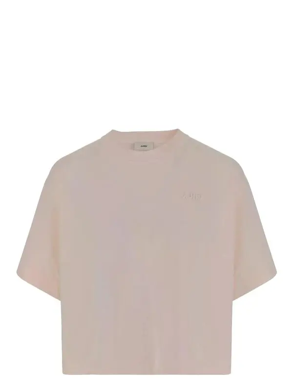 AUTRY Embroidered Logo T-shirt - Pink