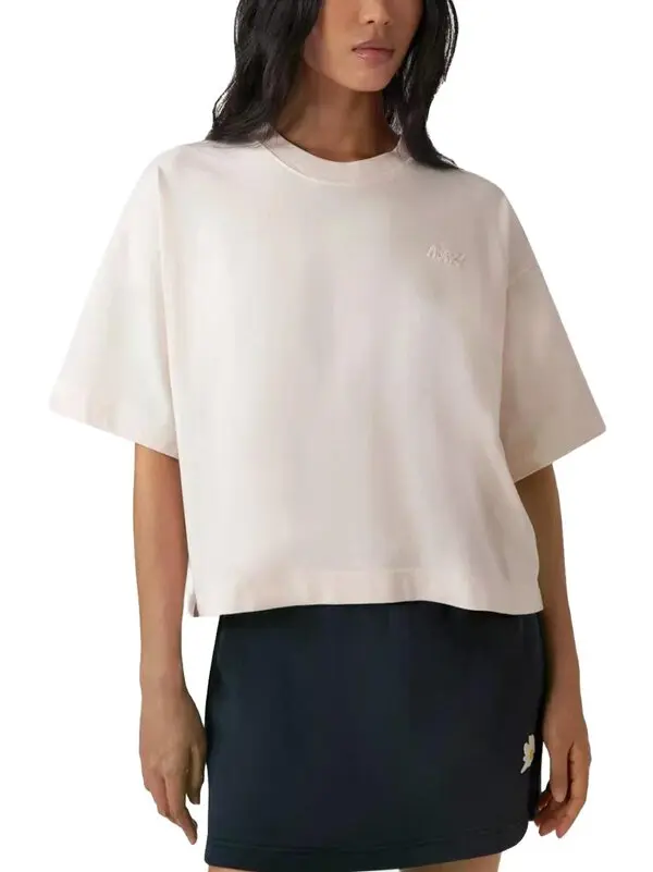 AUTRY Embroidered Logo T-shirt - Pink