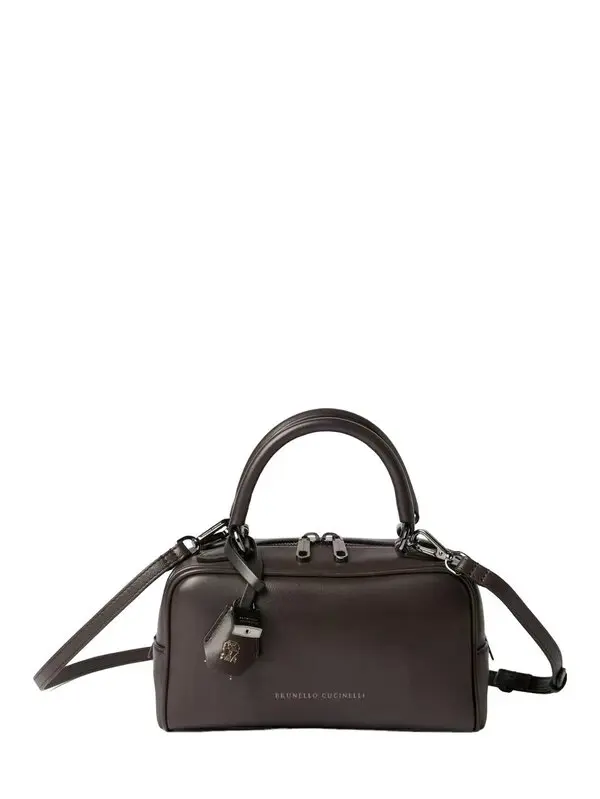 Brunello Cucinelli Top-handle Boston Bag - Brown