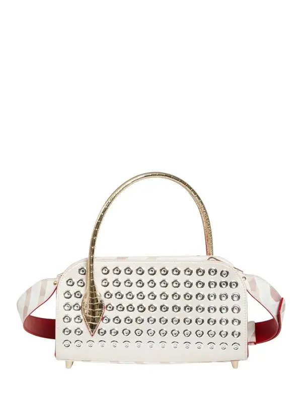 CHRISTIAN LOUBOUTIN Eloise Gaagal Grommets Baguette Bag - Multi Leche