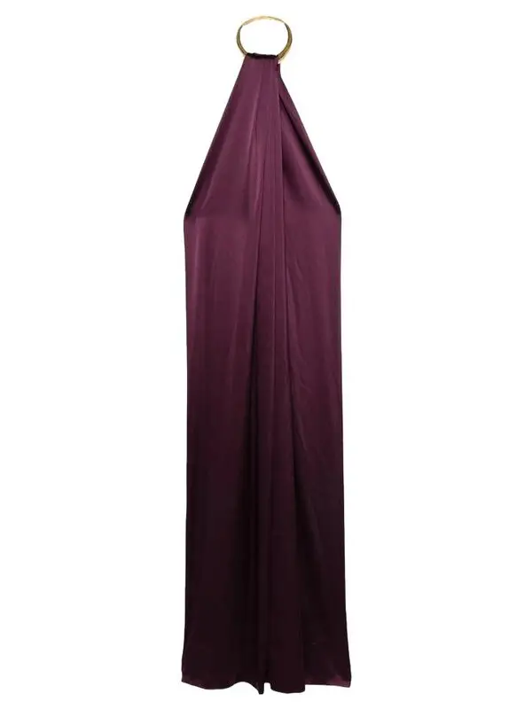 STEPHANE ROLLAND Maxi Dress With Ring Detail - Purple