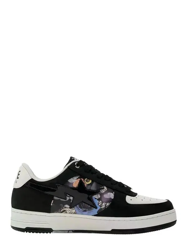 A BATHING APE® Floral-star Sneakers - Black