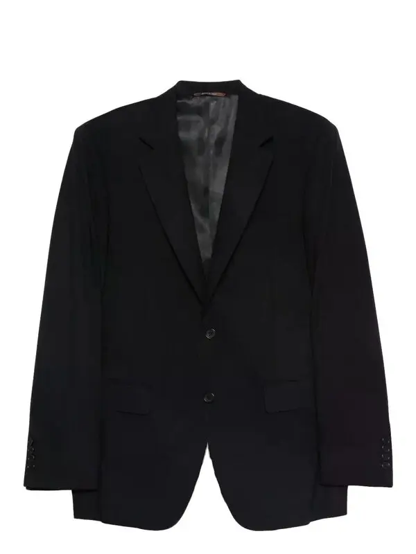 Canali Two-button Wool Jacket - Blue