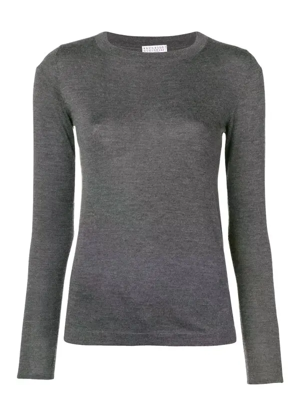 Brunello Cucinelli Long-sleeved Sweater - Grey