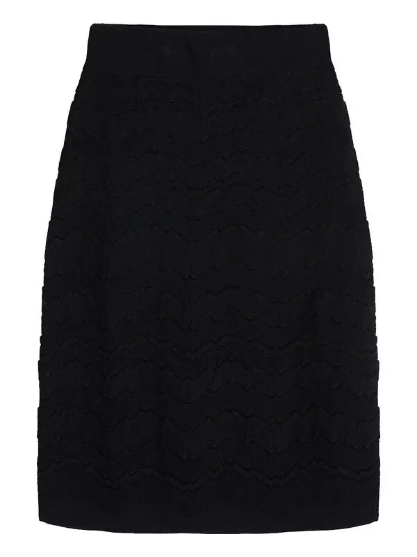 Missoni Crochet-knit Mini Skirt - Black