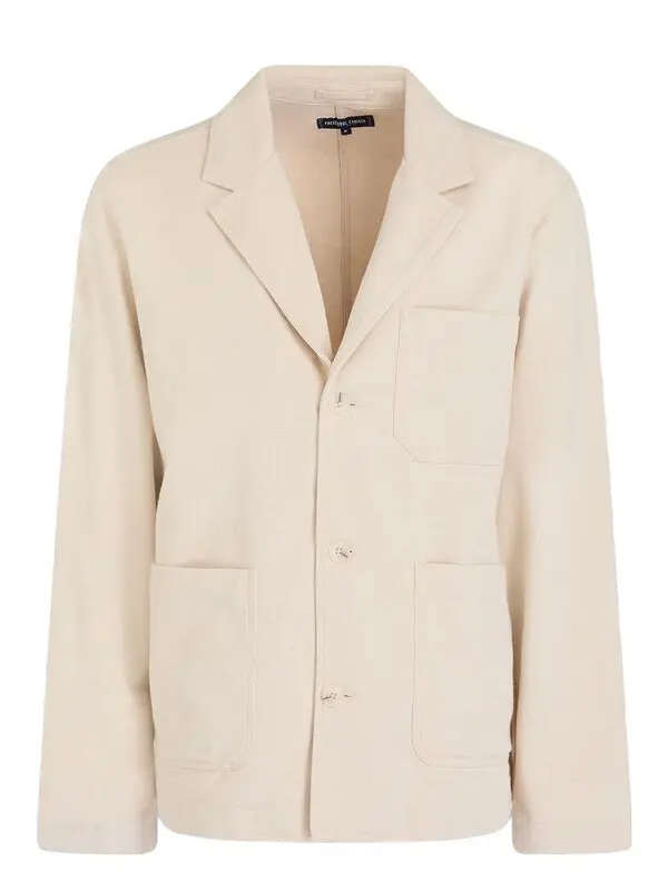 Frescobol Carioca Lima Cottongabardine Blazer - Ecru