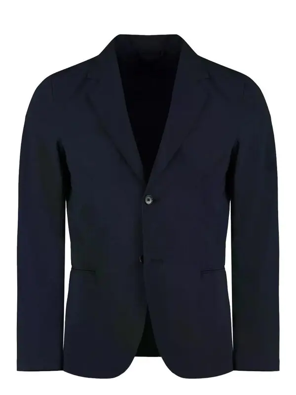 THE (ALPHABET) Lapel Welt-pocket Jacket - Black