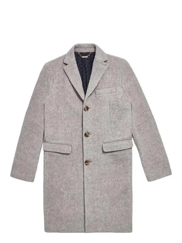 Kith Royce Wool Overcoat - Light Grey