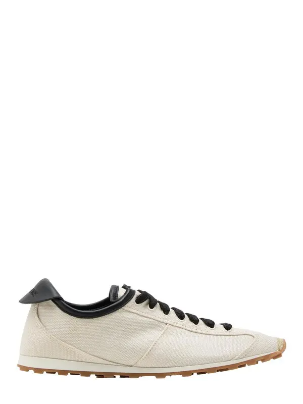 Jacquemus The Tennis Leather Sneakers - White