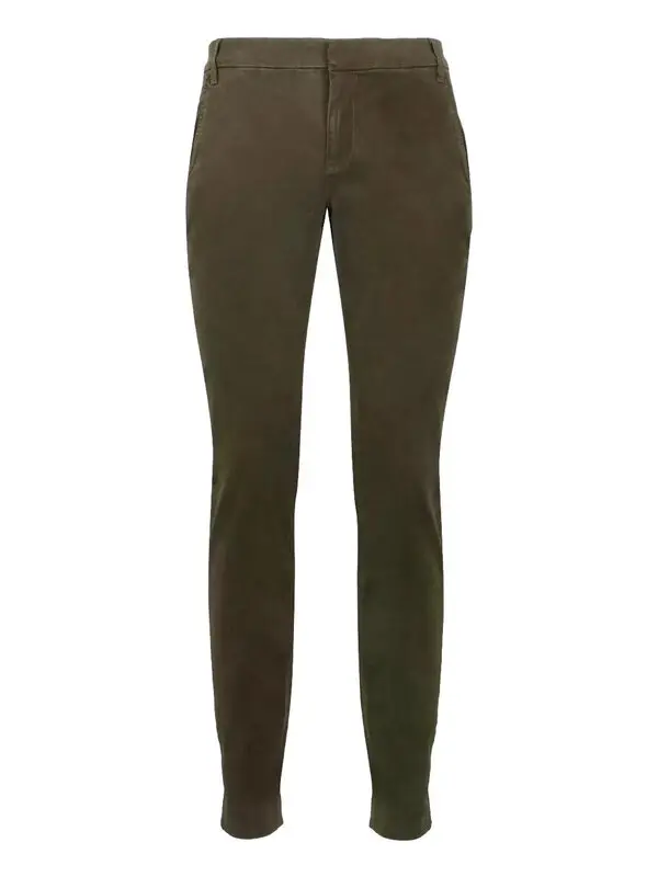 FRAME Pocketed Chino Trousers - Green