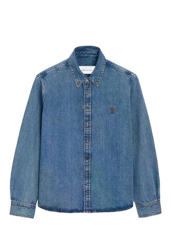 Ami De Coeur Cotton Button-down Shirt - Blue