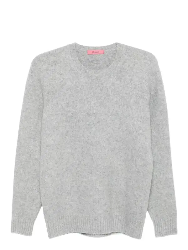 DRUMOHR Lambswool Crew-neck Sweater - Grey