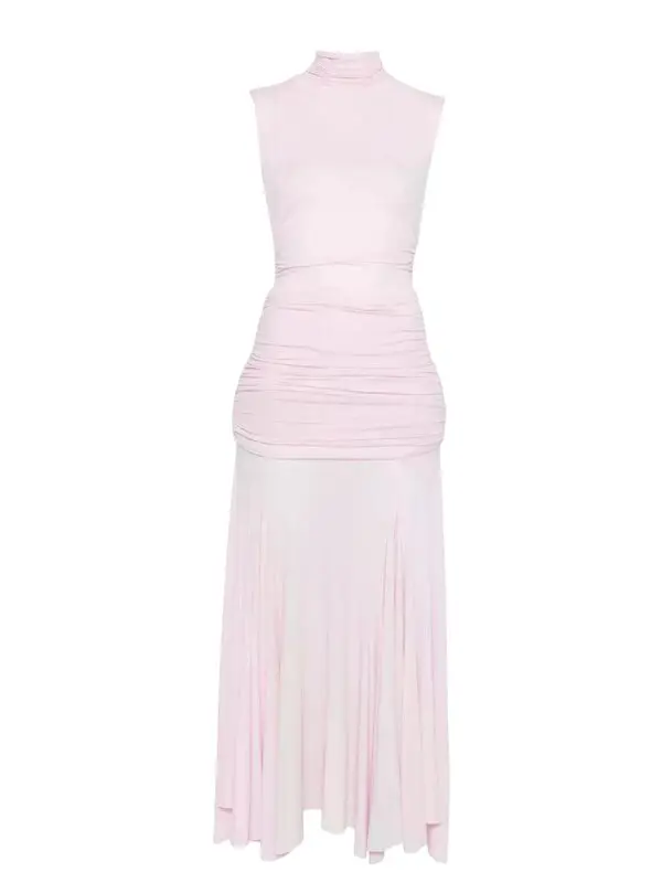 Magda Butrym Silk Midi Dress - Pink