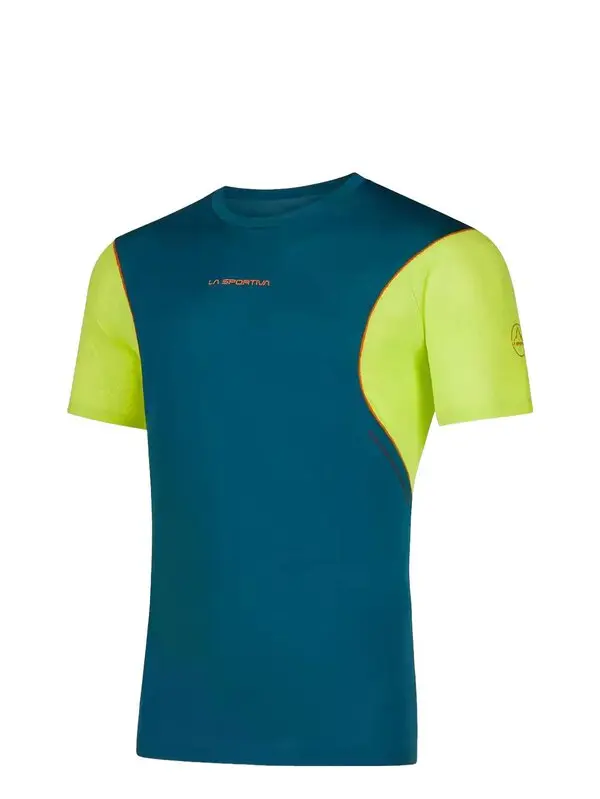 LA SPORTIVA Color-block Paneled T-shirt - Blue
