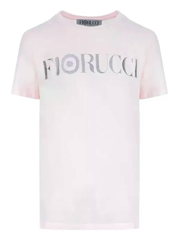 Fiorucci Logo-print Cotton T-shirt - Pink
