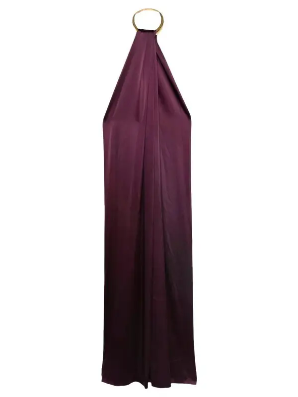 STEPHANE ROLLAND Ring-neck Maxi Dress - Purple