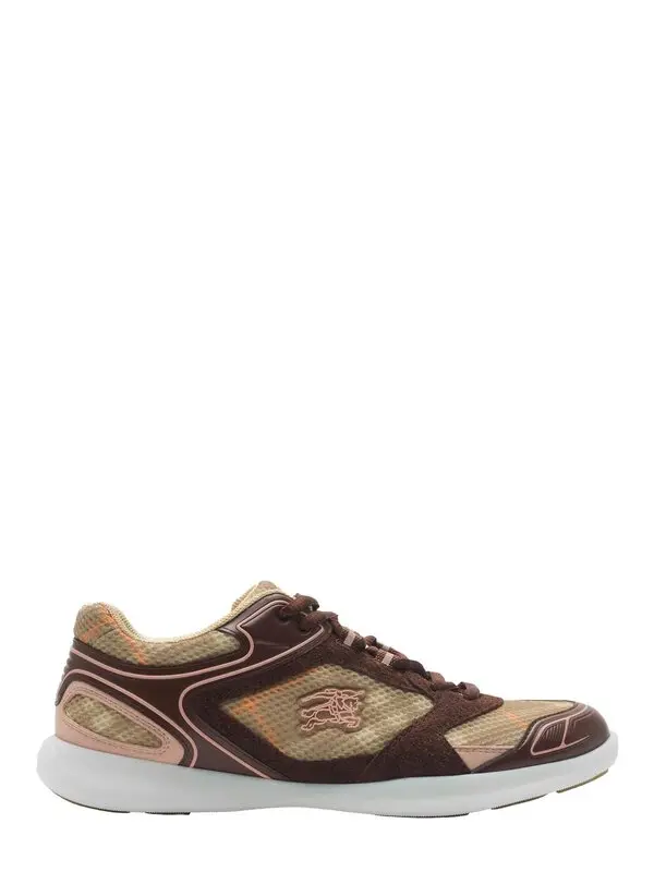 Burberry Check Matrix Sport Sneakers - Broom