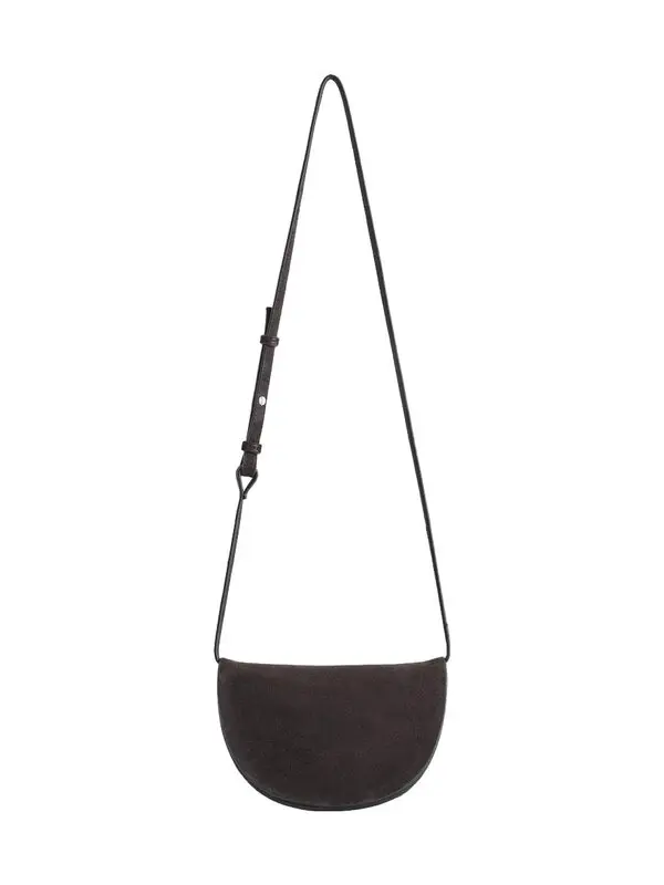 Cos Curved Crossbody Bag - Brown