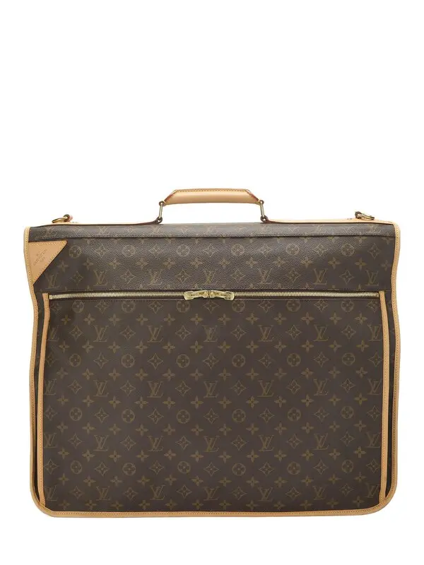 LOUIS VUITTON Monogram Portable Bandouliere Garment Bag - Brown