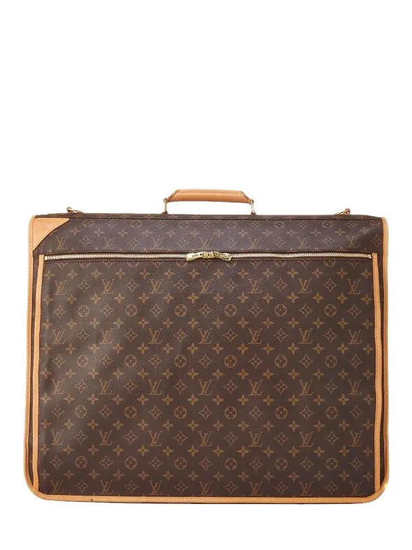 LOUIS VUITTON Monogram Portable Bandouliere Garment Bag - Brown