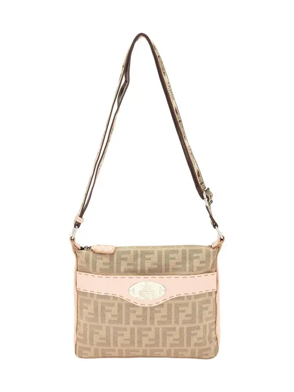 Fendi Zucca Selleria Messenger - Pink