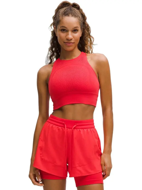 Lululemon Revealknit Cropped Tank Top - Love Red
