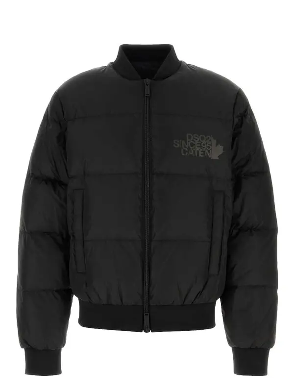 Dsquared2 Padded Bomber Jacket - Black
