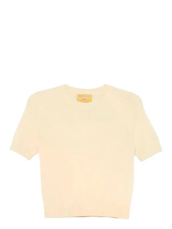 Guest In Residence Compass Cashmere T-shirt - Neutrals