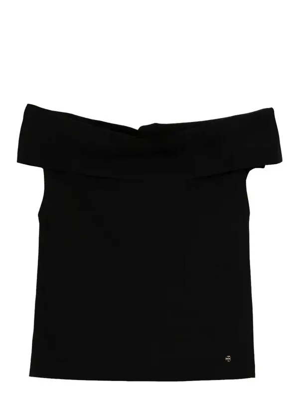 ANINE BING Off-shoulder Top - Black