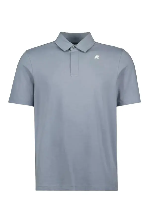 K-WAY Short-sleeve Cotton Polo Shirt - Grey