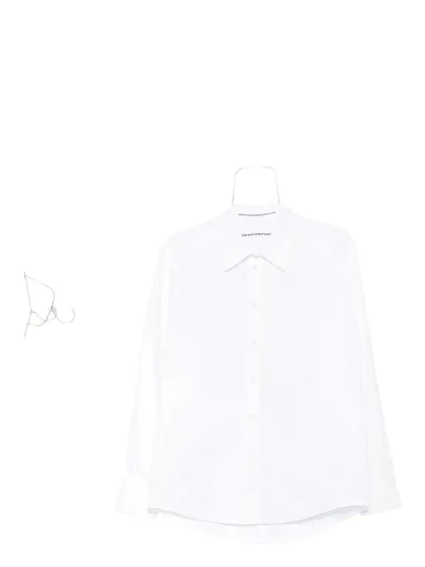 Alexander Wang Oversized-collar Cotton Shirt - White