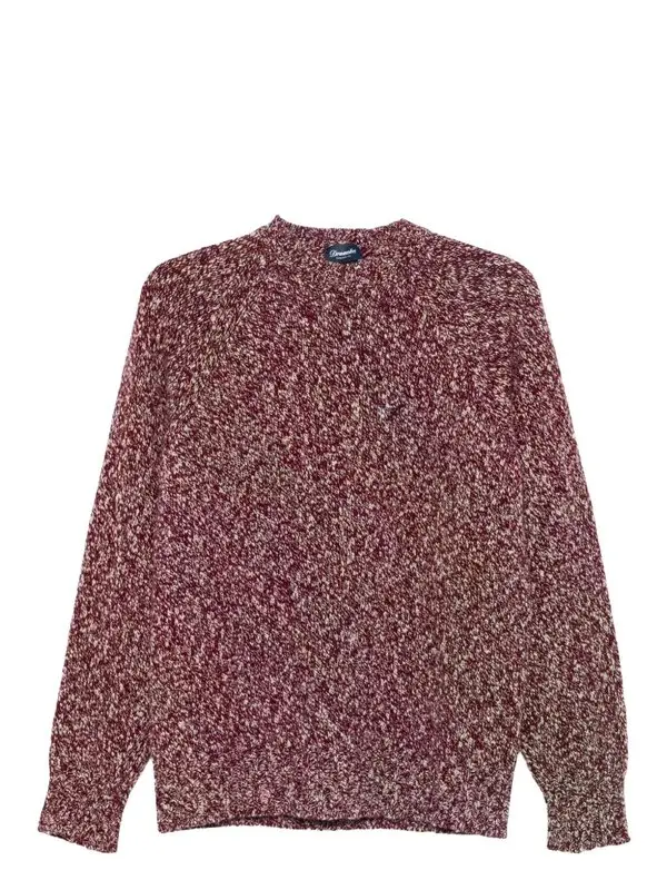 DRUMOHR Speckled Wool Sweater - Red