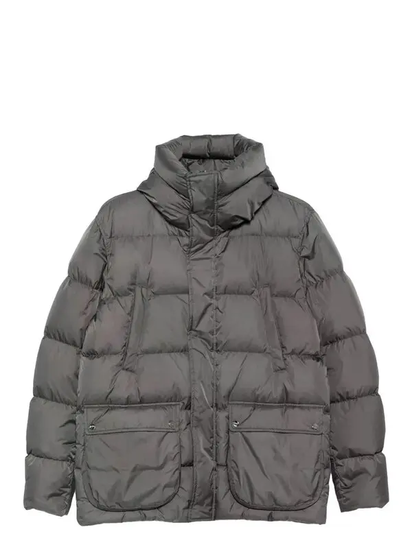 Herno Hooded Quilted Jacket - Grey
