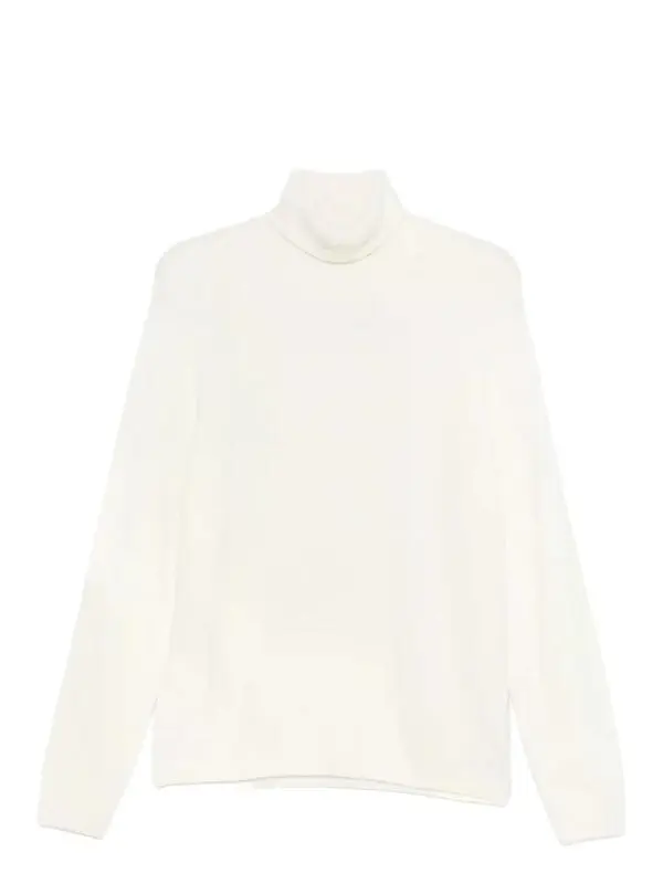 Kiton Knit Turtleneck Sweater - White