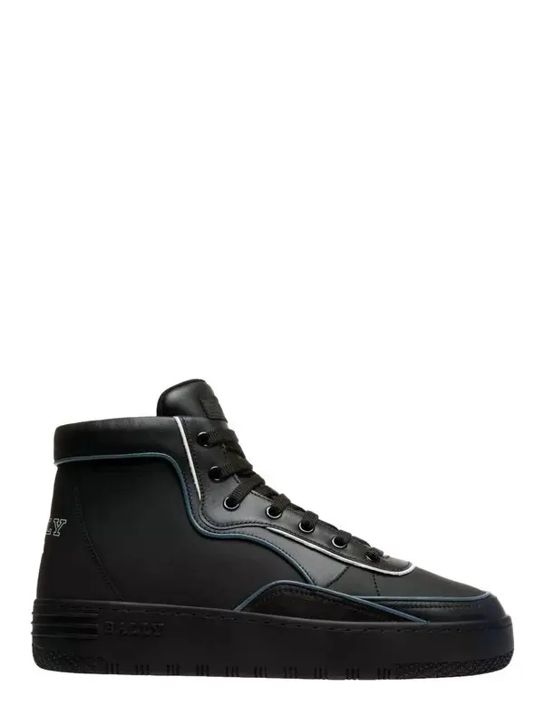 Bally Flat High-top Sneakers - Black