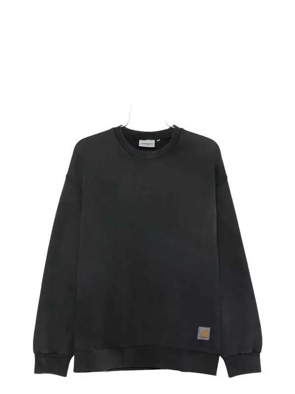 Carhartt Work In Progress Cotton Crew-neck Sweatshirt - Black